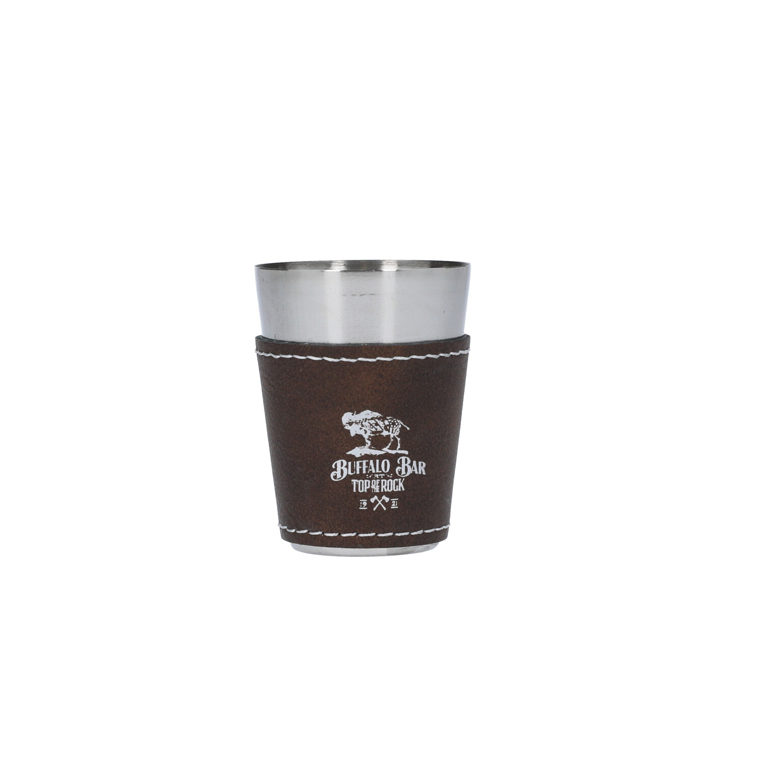 Buffalo Bar Leatherette & Stainless Steel Shot Glass – Shop Big Cedar