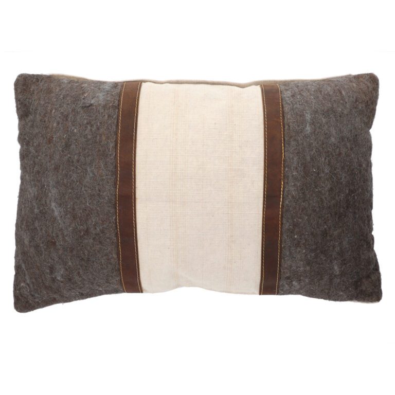 K&K Throw Pillow- Stonewashed Canvas Wool – Shop Big Cedar